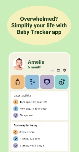 Baby tracker - feeding, sleep - Free APK Download - ViaAPK