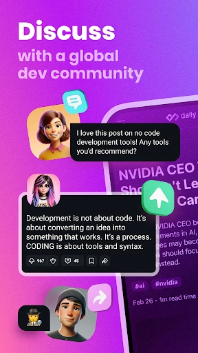 daily.dev - stay up to date - Free APK Download - ViaAPK