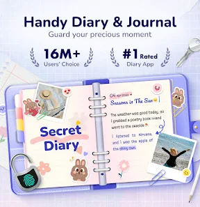Diary with Lock: Diary Journal - Free APK Download - ViaAPK