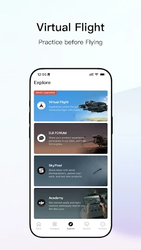 DJI Store - Try Virtual Flight - Free APK Download - ViaAPK