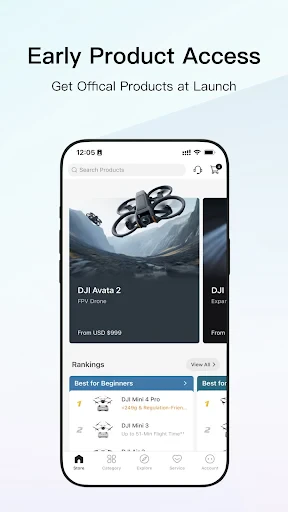 DJI Store - Try Virtual Flight - Free APK Download - ViaAPK