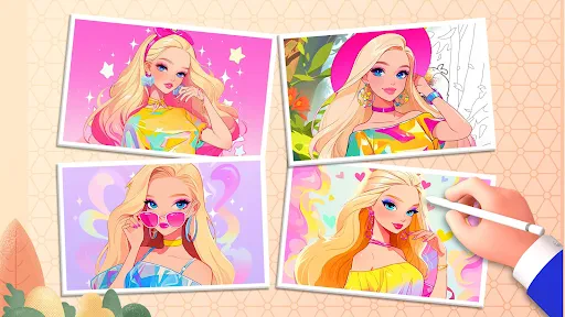 Doll Color: Princess Coloring Game Download - ViaAPK