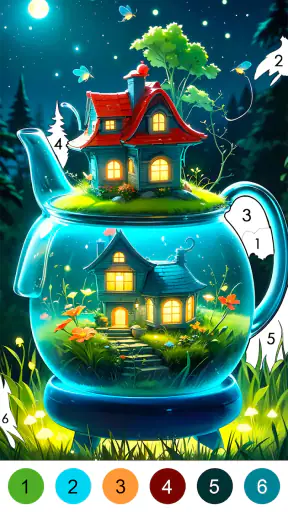 Fantasy Color-Paint By Number Game Download - ViaAPK