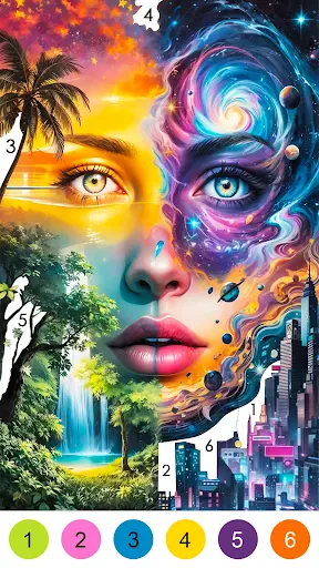 Fantasy Color-Paint By Number Game Download - ViaAPK