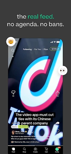 Flip: Watch, Create, Shop - Free APK Download - ViaAPK