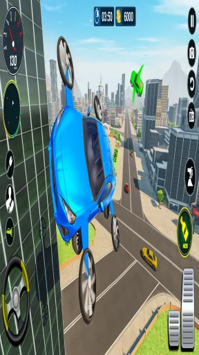 Flying Car Simulator: Car Game Game Download - ViaAPK