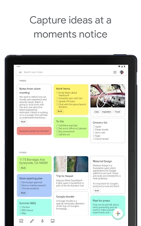 Google Keep - Notes and lists - Free APK Download - ViaAPK