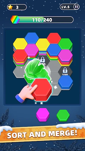 Hexa Master 3D - Color Sort Game Download - ViaAPK