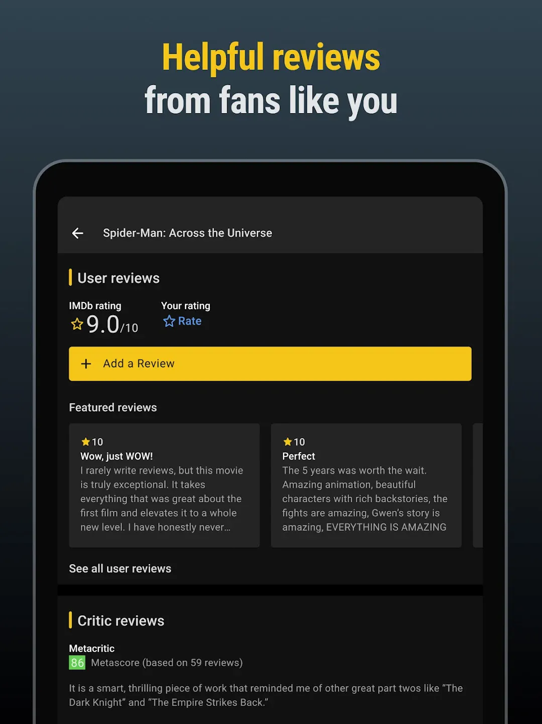 IMDb: Movies & TV Shows App Download - ViaAPK