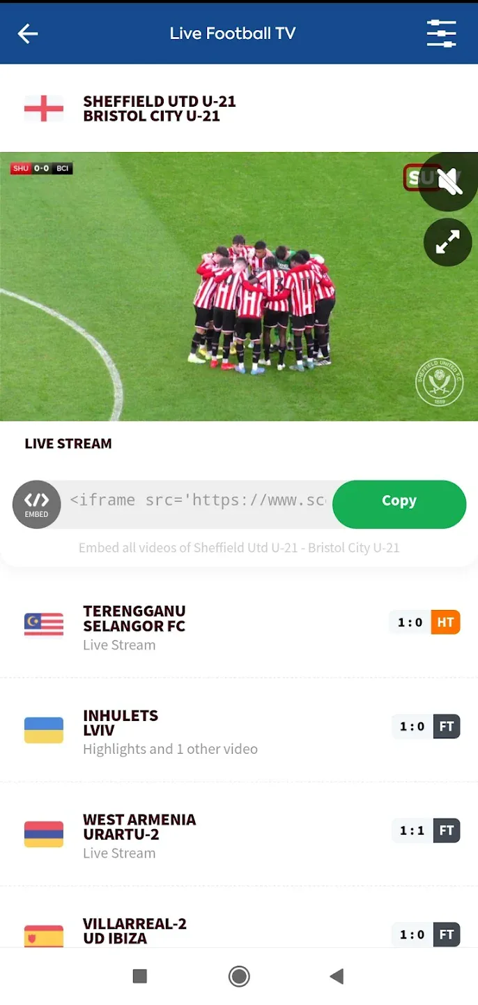 Live Football TV Streaming HD App Download - ViaAPK