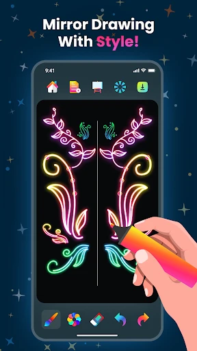 Magic Doodle: Glow Art Drawing - Free APK Download - ViaAPK