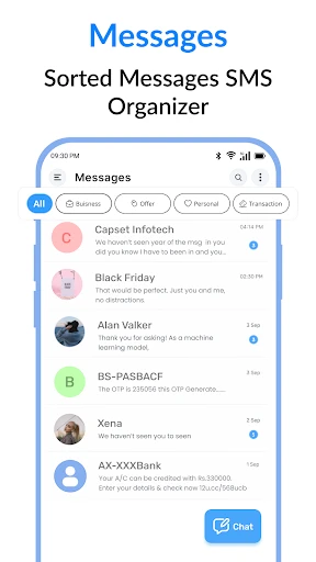 Messages : SMS & Private Chat - Free APK Download - ViaAPK