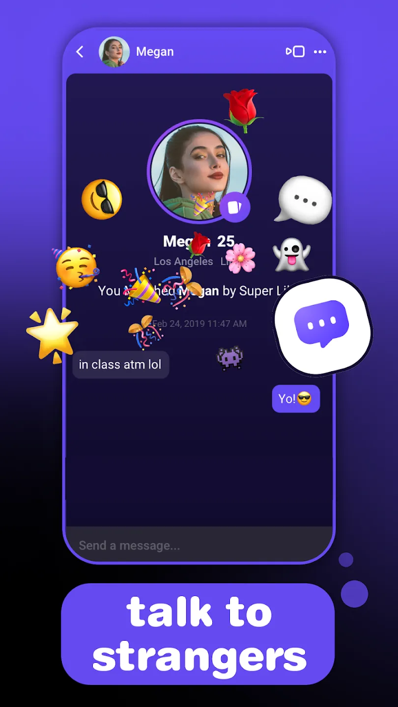 Monkey - random video chat App Download - ViaAPK