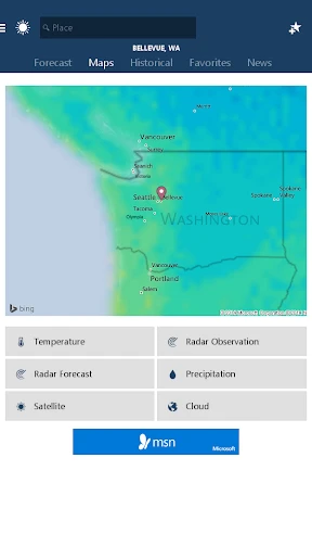 MSN Weather - Forecast & Maps - Free APK Download - ViaAPK