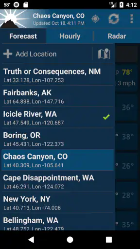 NOAA Weather Unofficial - Free APK Download - ViaAPK