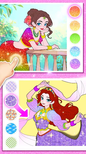Princess Game Fantasy Coloring Game Download - ViaAPK