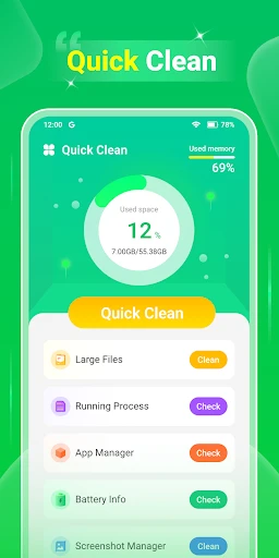 Quick Clean - Space Cleaner - Free APK Download - ViaAPK