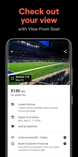 SeatGeek – Tickets to Events - Free APK Download - ViaAPK