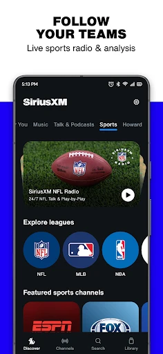 SiriusXM: Music, Sports & News - Free APK Download - ViaAPK