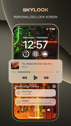 SkyLock - Lock Screen - Free APK Download - ViaAPK