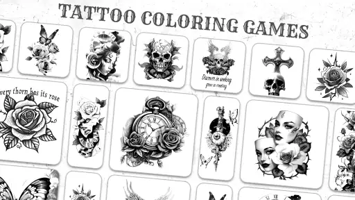 Tattoo Coloring games Game Download - ViaAPK