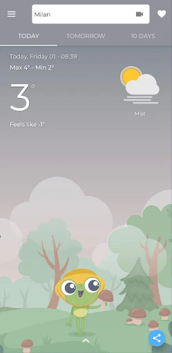 The Frog: Weather app - Free APK Download - ViaAPK