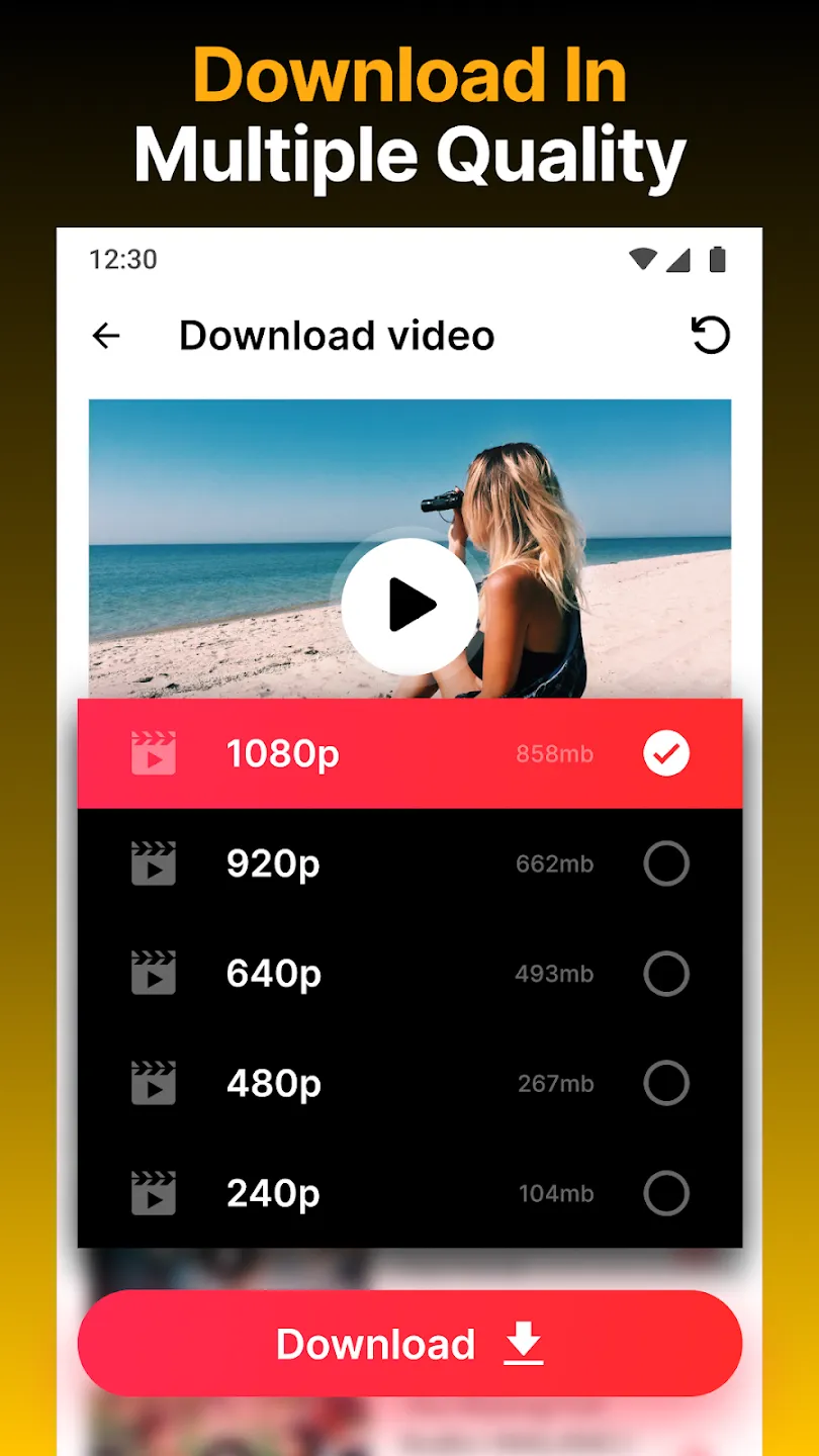 Video Downloader HD - Vidow App Download - ViaAPK