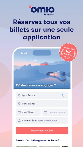 Omio: Train SNCF, Ouigo et bus - Téléchargement gratuit APK - ViaAPK